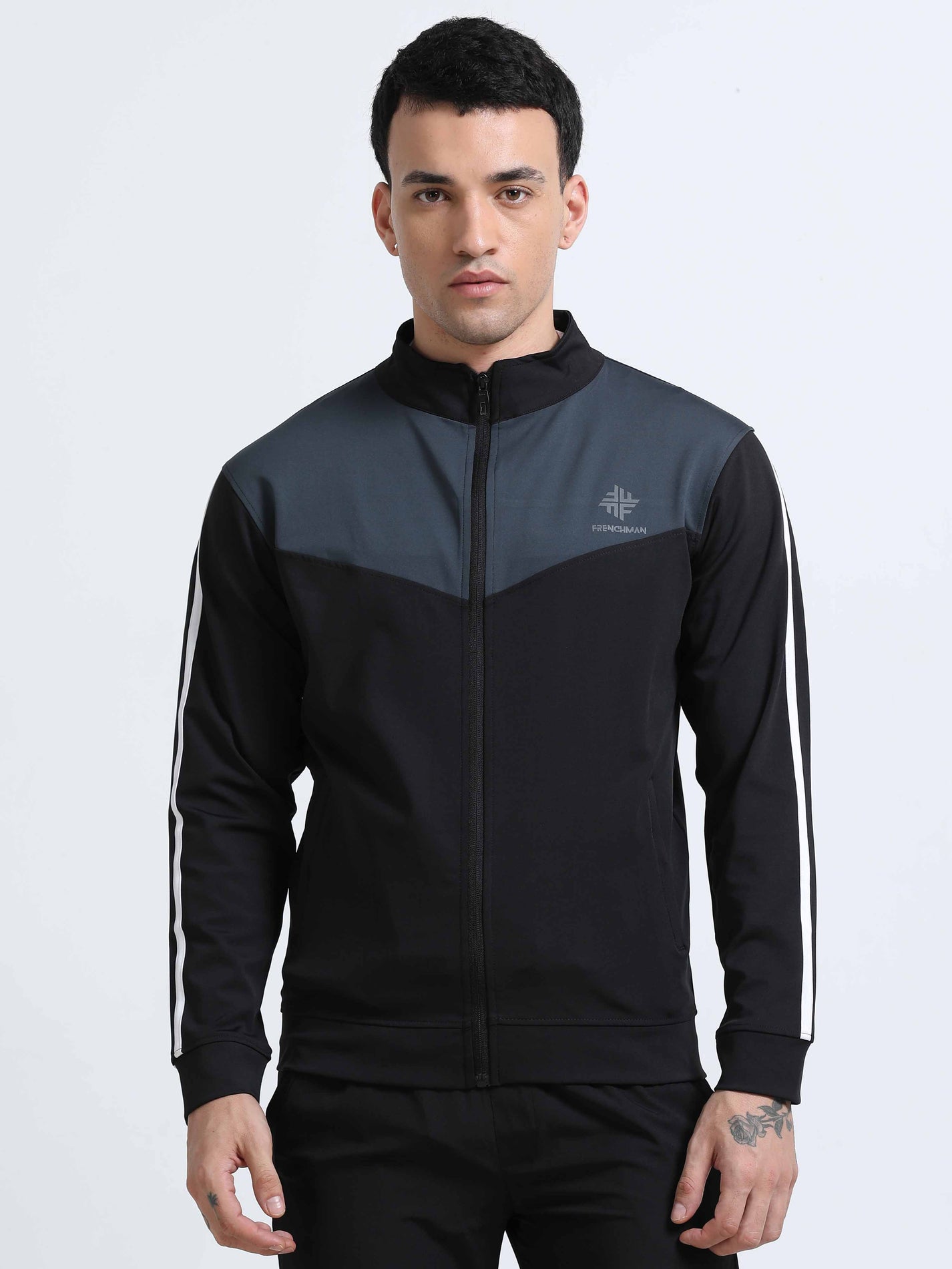 Shop Stylish Slim Fit Mens Black Sports Jacket Online