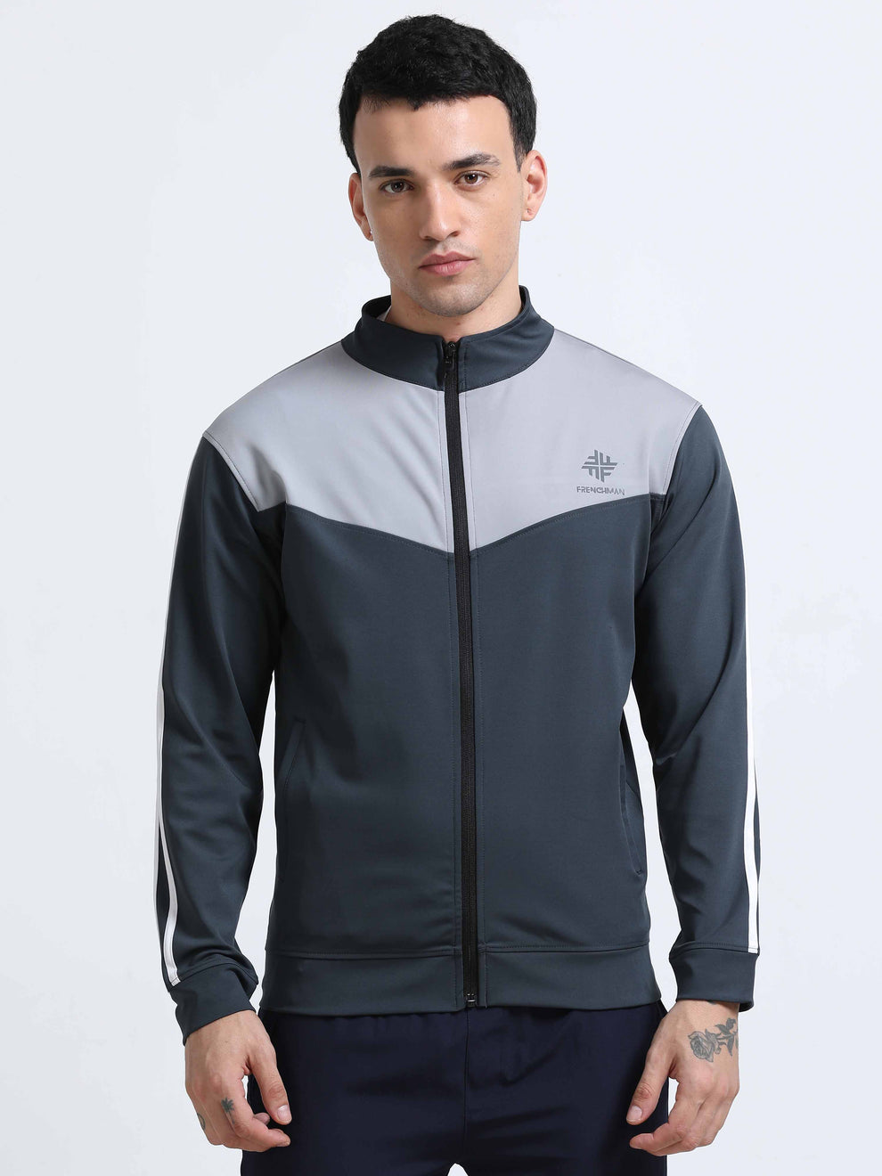 Buy Cool Mens Grey Sports Jacket Online at Great Price